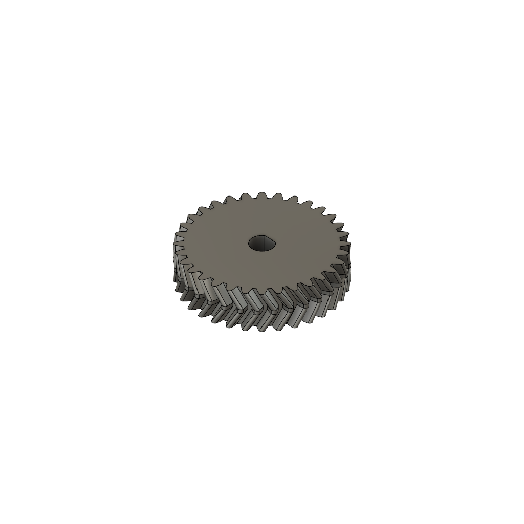 STL file Helical Gears Module 1 ⚙️・3D print object to download・Cults