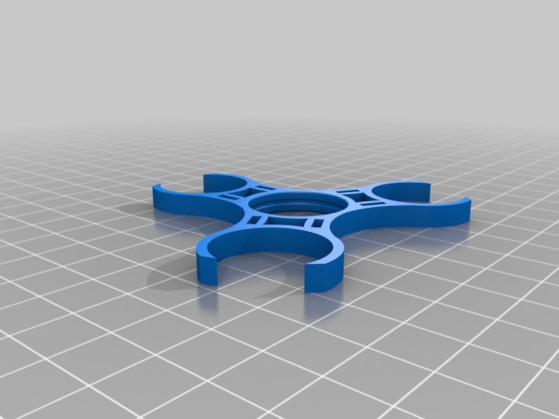 Free STL file Fidget Spinner with Bearing Covers・3D printing template ...
