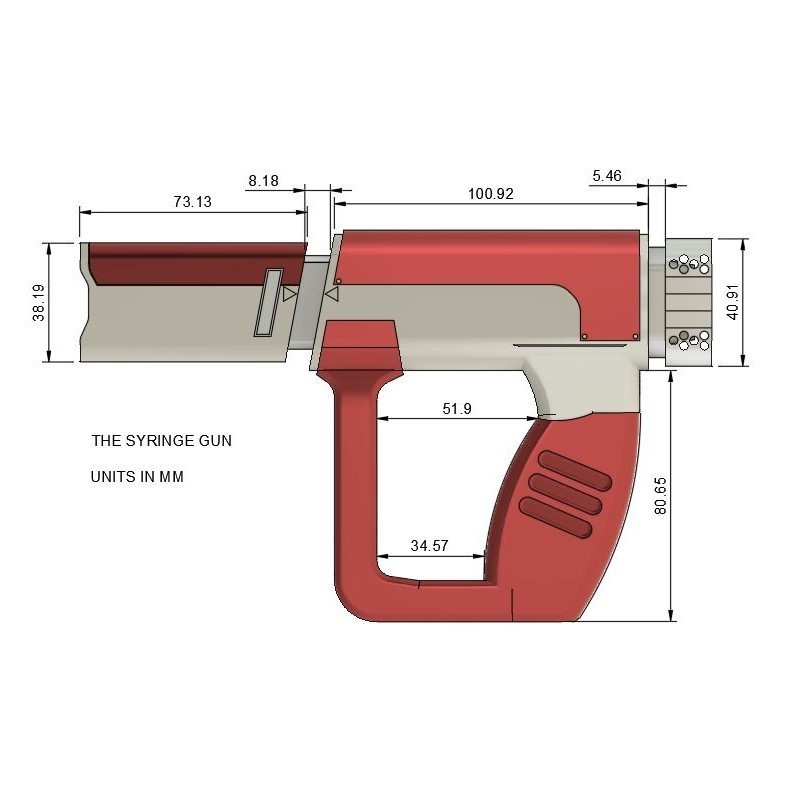 STL file The Syringe Gun - Modular Print・3D printing design to download ...