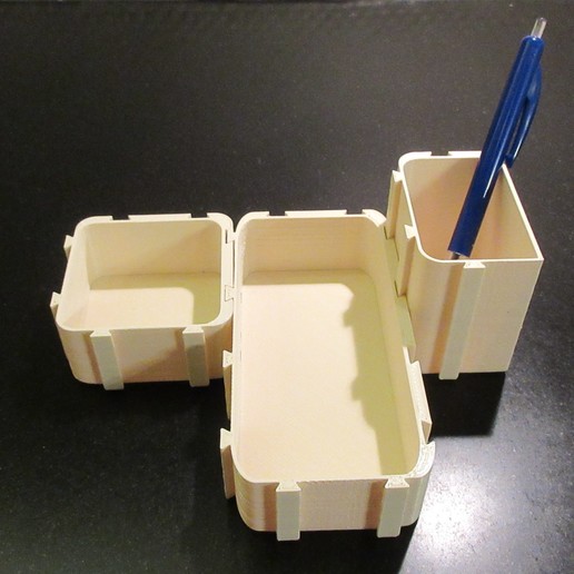Download STL file Connect and stackable box system • 3D printable ...