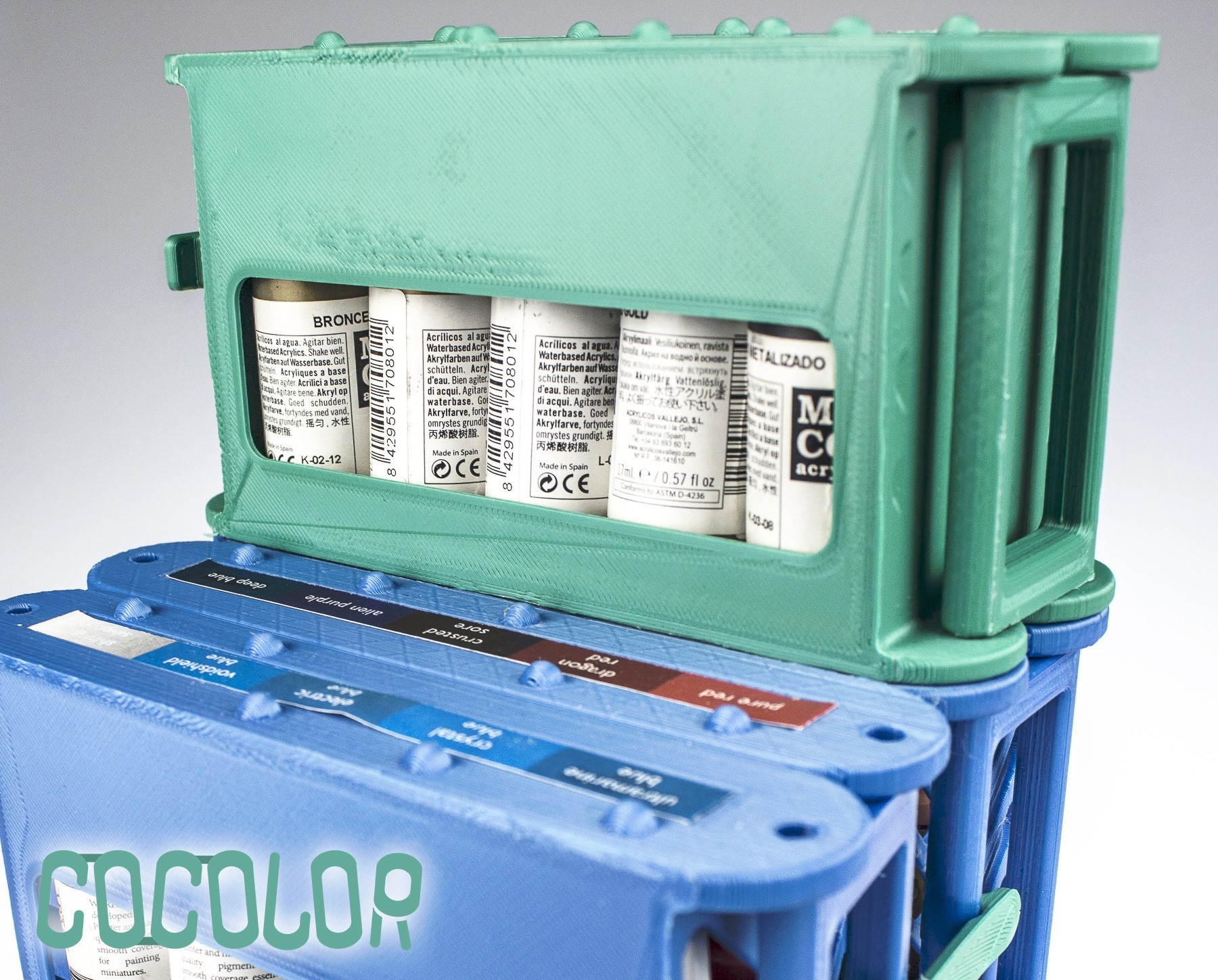 Archivo STL COCOLOR - una solución ingeniosa para sus colores acrílicos ...