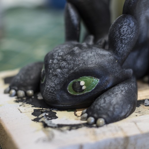 3D printer Toothless (Easy print no support) ・ Cults