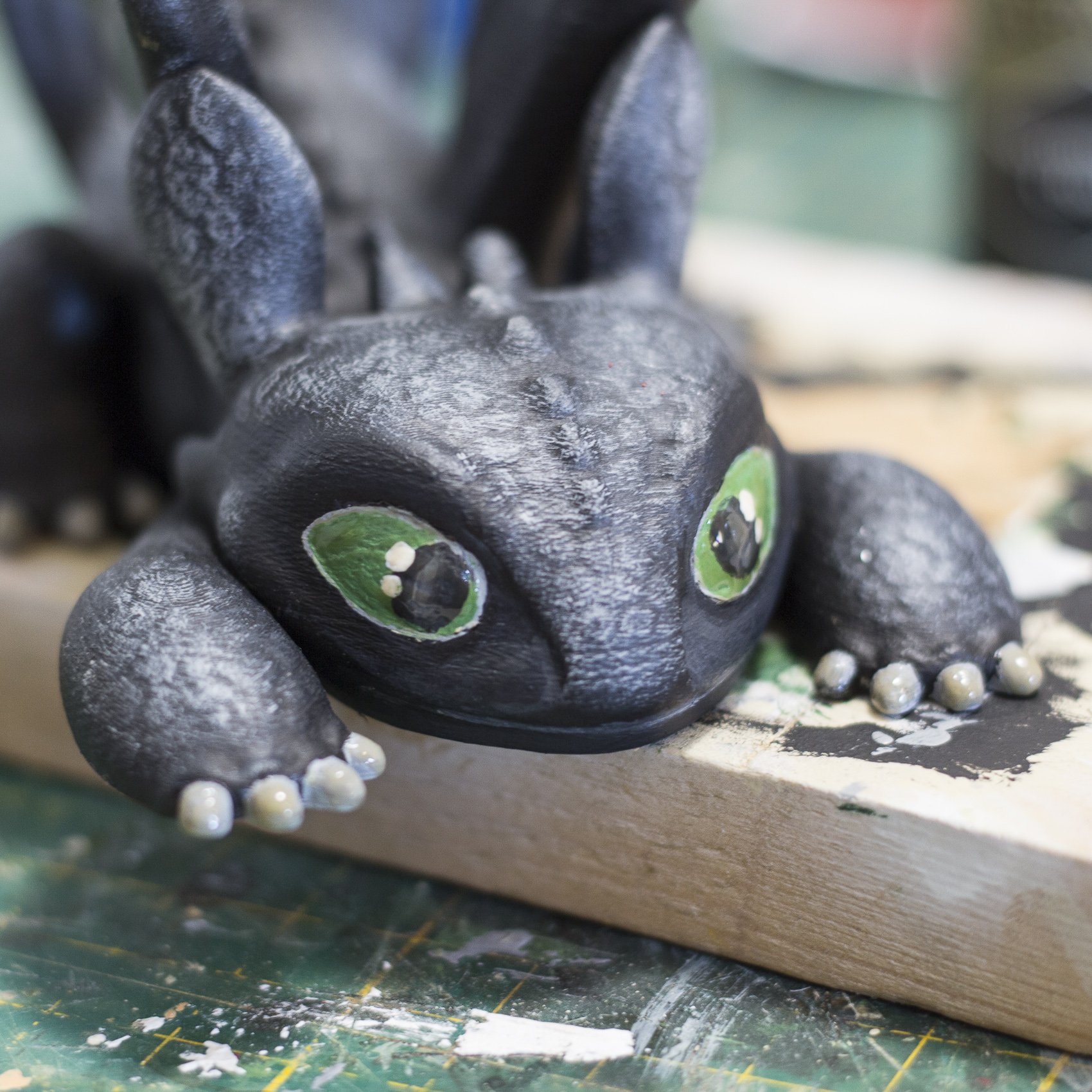 3D printed Toothless (Easy print no support) • made with creality ender ...