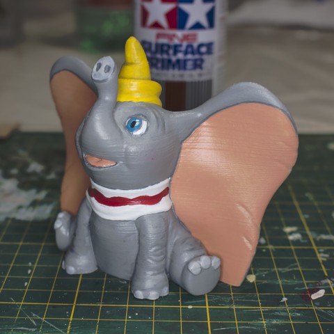 3D printable Dumbo (Easy print no support) • made with creality ender 4 ...