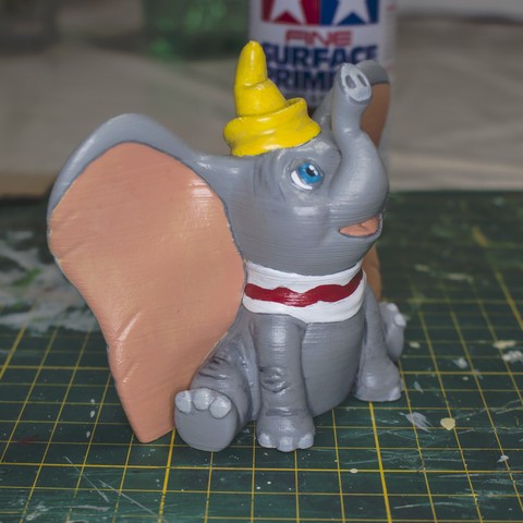 3D printable Dumbo (Easy print no support) • made with creality ender 4 ...