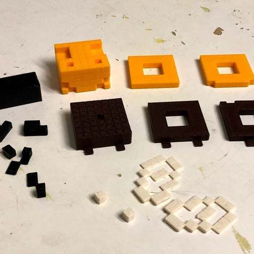 Download free STL file Minecraft Bee • 3D printer model ・ Cults