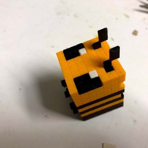 Download free STL file Minecraft Bee • 3D printer model ・ Cults