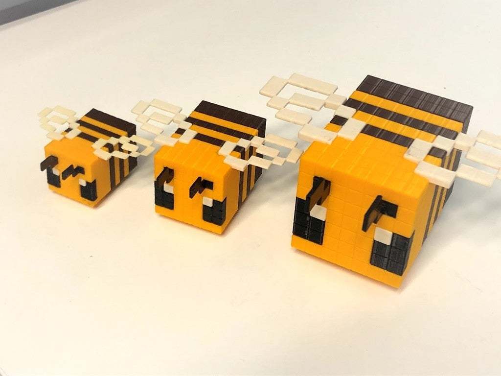 Free STL file Minecraft Bee 🐝・Design to download and 3D print・Cults