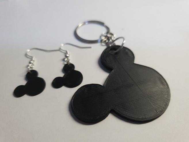 Free STL file Mickey pendants / keychain 🗝️・3D printing design to ...