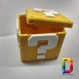 Download free STL file Question box Super Mario • 3D printing template ...