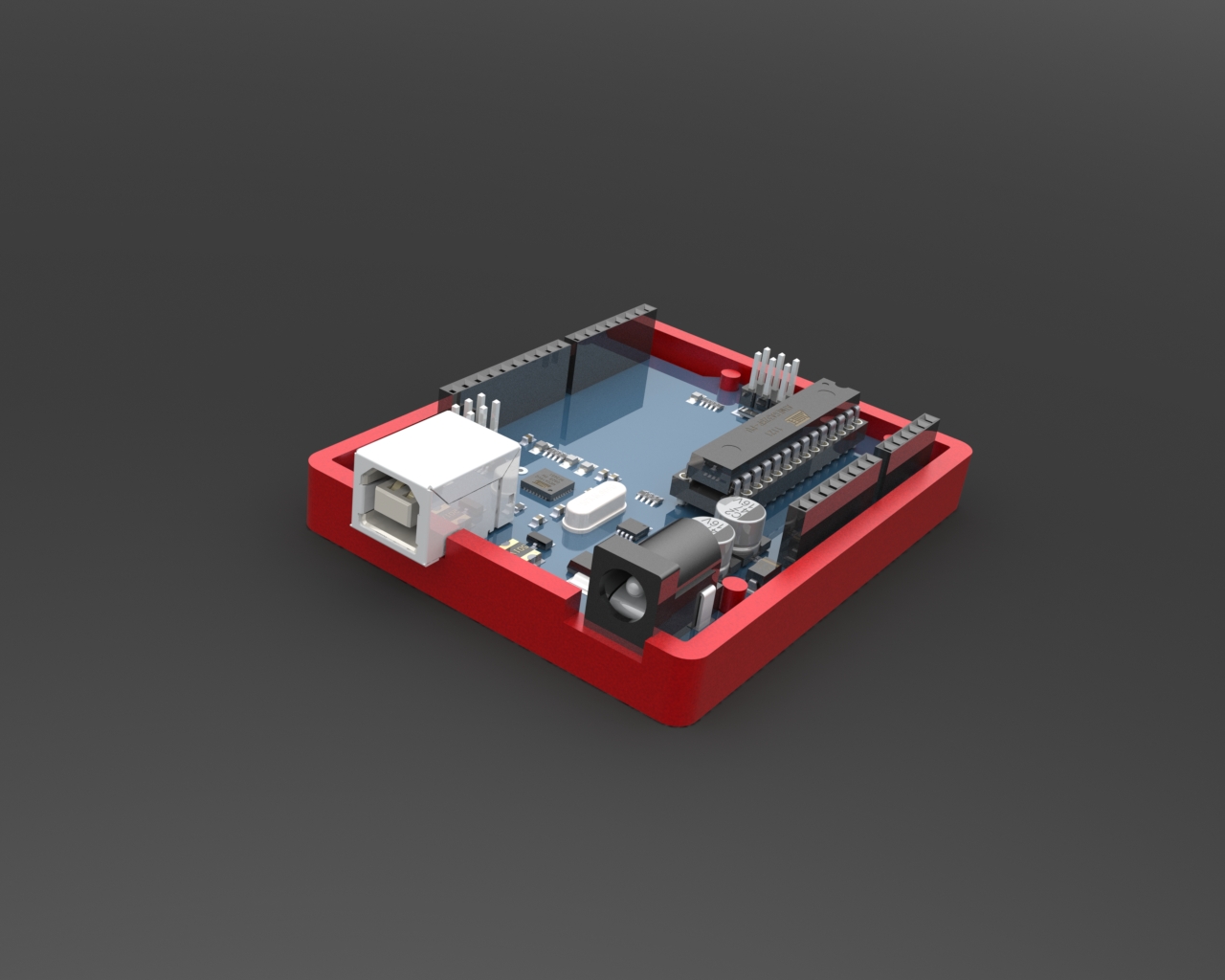Stl File Arduino Uno Case・model To Download And 3d Print・cults