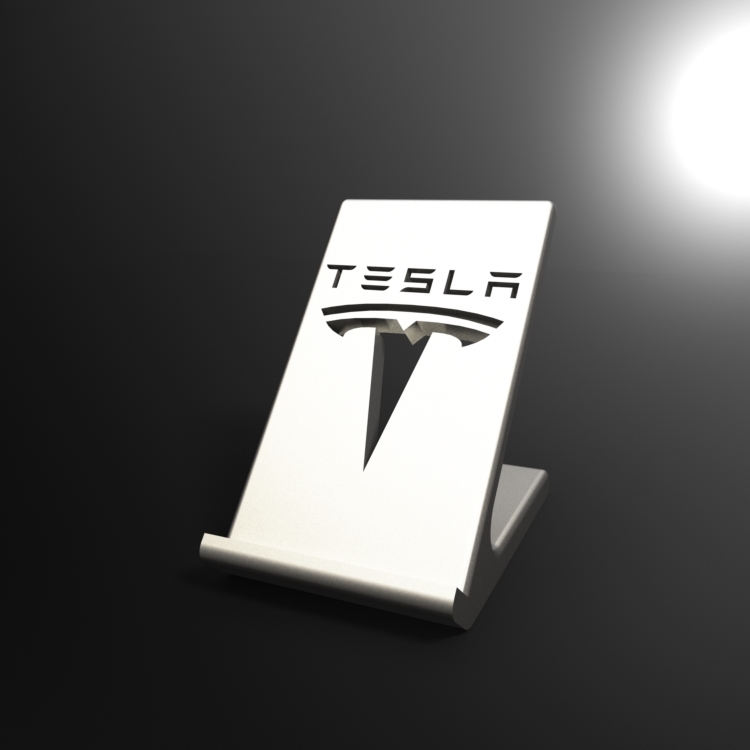 STL file TESLA Phone Stand・3D printing model to download・Cults
