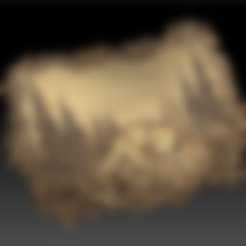 Download free STL file wolf and cub in nature forrest cnc router art ...