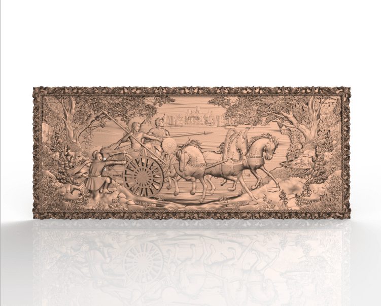 Free STL file roman soldiers cnc router frame 🖼️・3D print design to ...