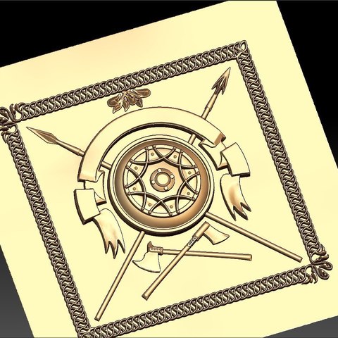 Download free STL file weapon cnc art ・ Cults