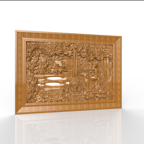 Download free 3D printer files man hunting with his dog cnc router ・ Cults