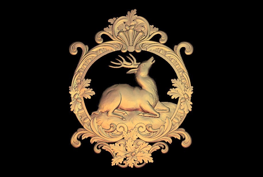 Free STL file Deer cnc router in the forrest frame・3D printing idea to ...