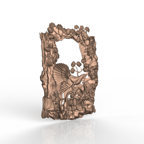 Download free 3D printing designs pheasant on a tree cnc router ・ Cults