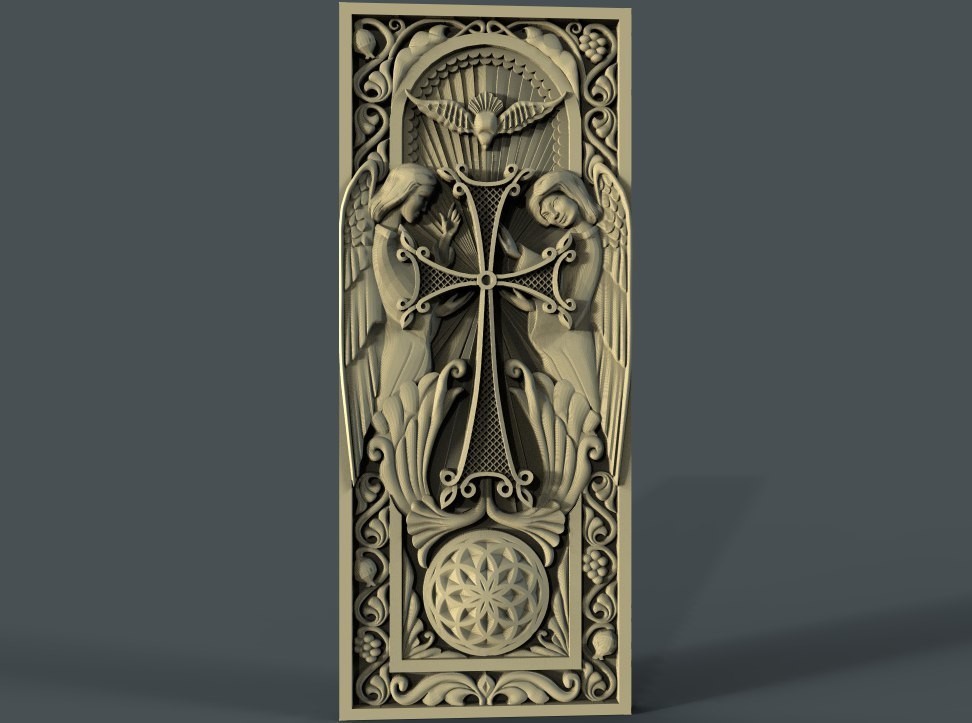 Free STL file Religious frame cnc art router・Template to download and ...