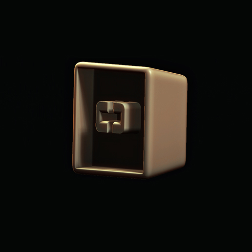STL file Creeper / Minecraft ( Keycaps, Keyboard )・Model to download ...