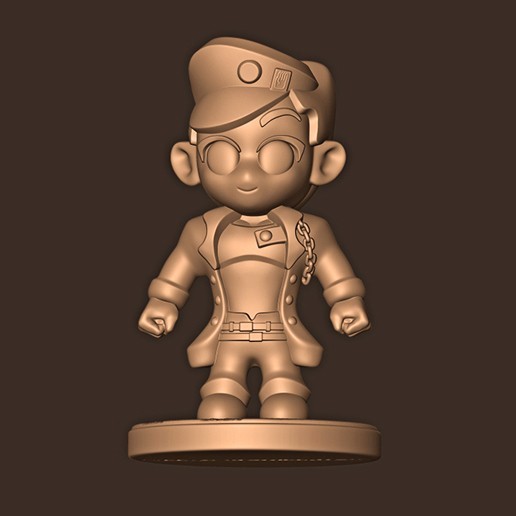 Download STL file Jotaro Kujo chibi // Jojo's bizarre adventures • 3D ...