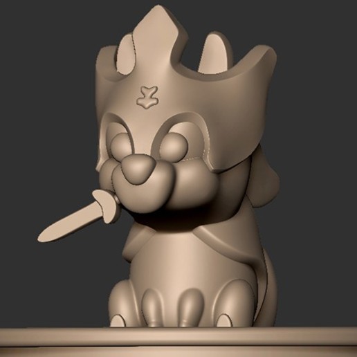Download OBJ file CHIBI ZACIAN POKEMON LEGENDARY SWORD • 3D print model ...