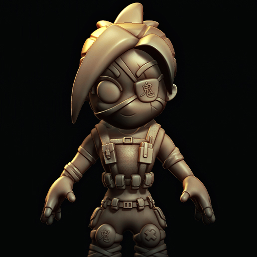 Archivo STL Kitsune - Call of Duty: Cold War & Warzone 🤙・Diseño ...