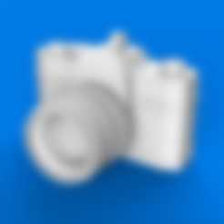 Download 3D printing files keychain vintage camera photography ・ Cults