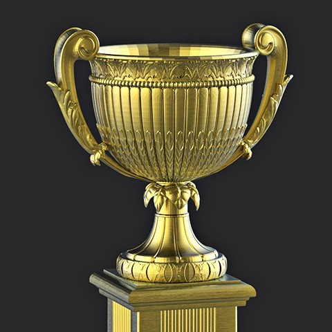 Download STL cup trophy CLASSIC ARCHITECTURE decorative ・ Cults
