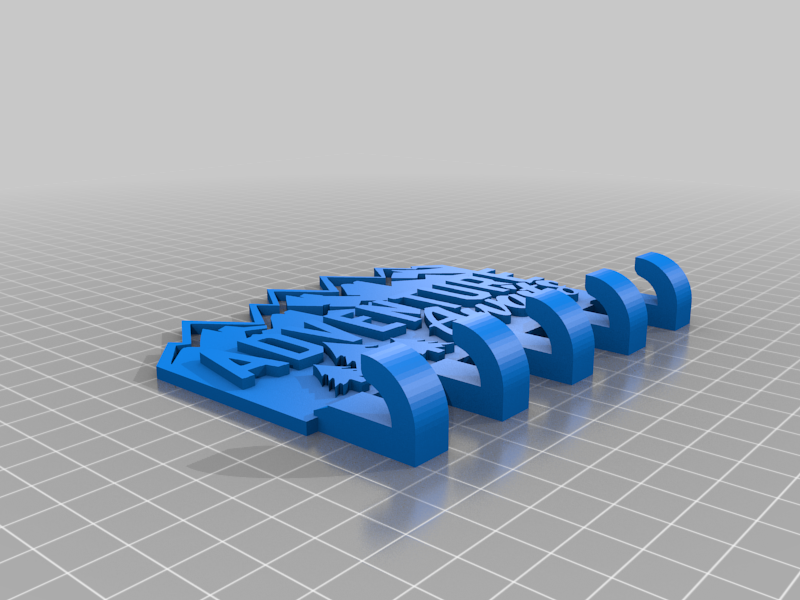 Free STL file Adventure Awaits Key Hook・3D printing model to download・Cults