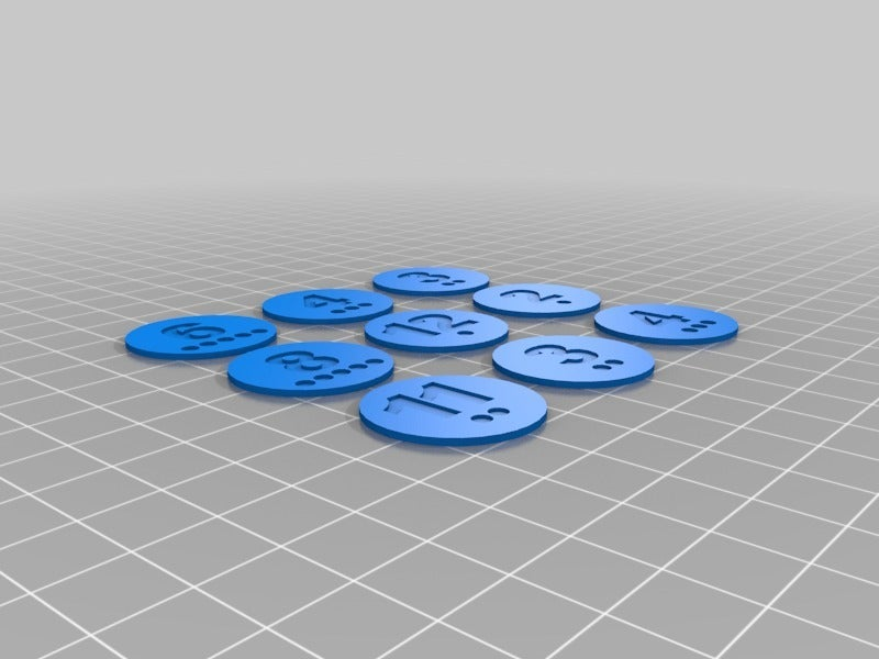 Free STL file Settlers of Catan Number Tokens・3D print object to ...