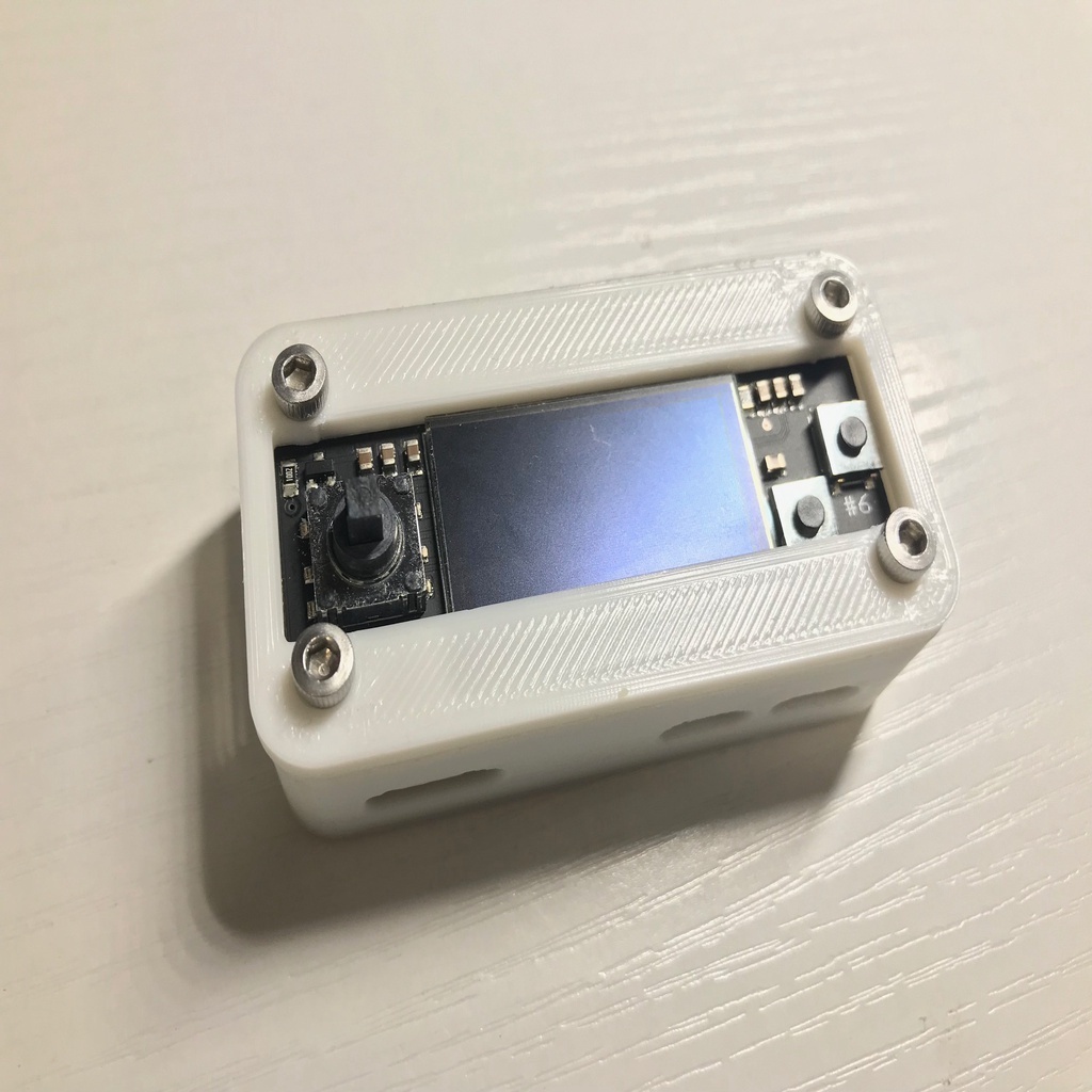 Fichier 3D gratuit R Pi Zero + Adafruit OLED Bonnet Case 🔌・Objet à télécharger et à imprimer en ...