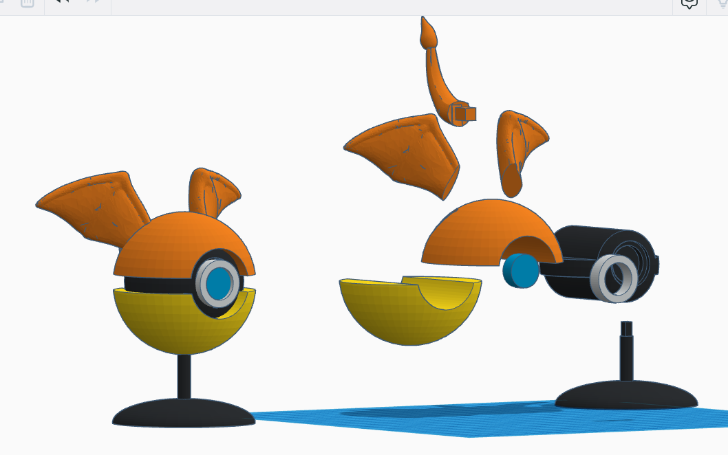 STL file pokeball pokemon Firecracker・3D printer design to download・Cults