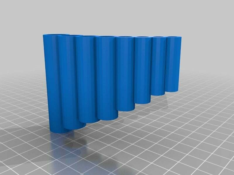 Free STL file Pan Flute・3D printer model to download・Cults