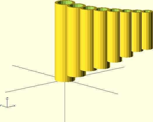 Free STL file Pan Flute・3D printer model to download・Cults