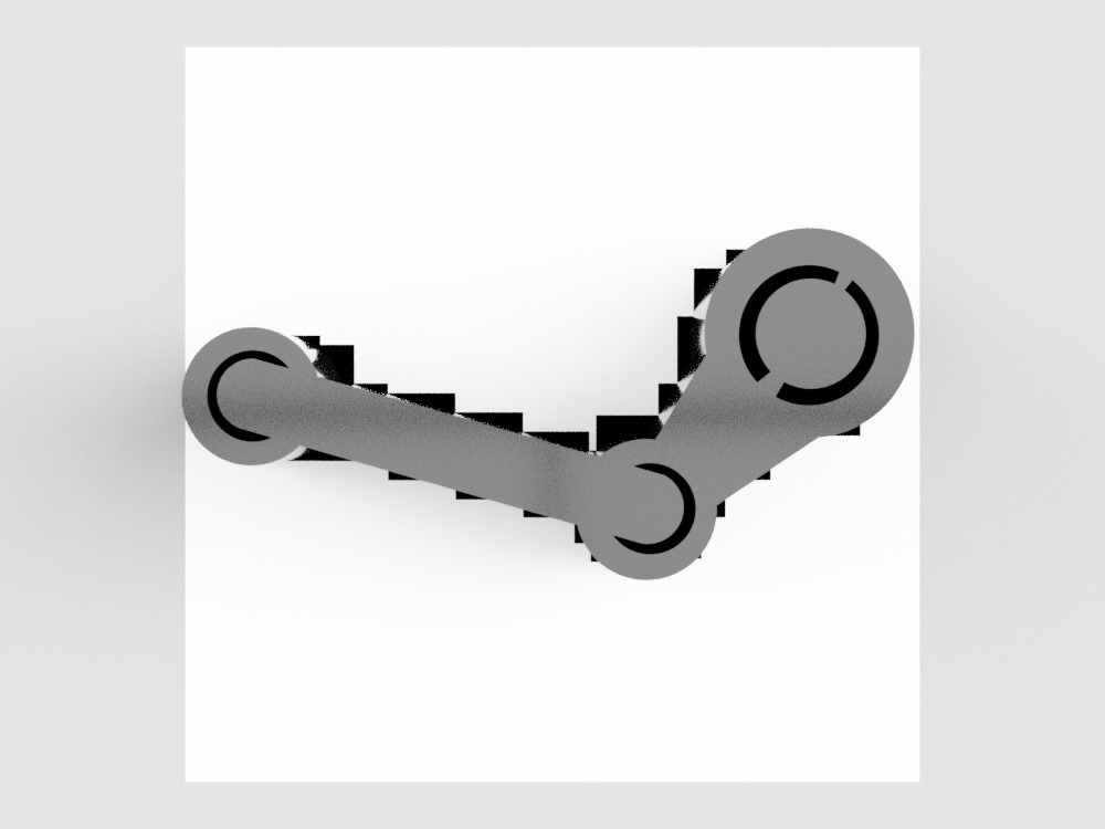 Free 3D file Steam Logo Standalone Piece・3D print design to download・Cults