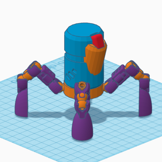 Download 3D printer model Spider Bot ・ Cults