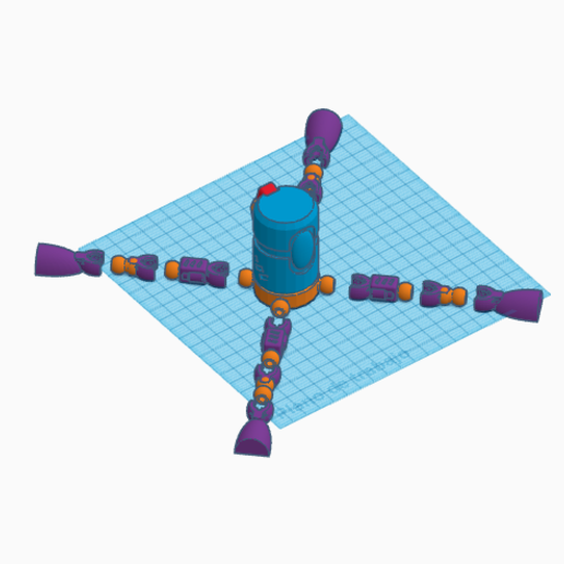 Download 3D printer model Spider Bot ・ Cults