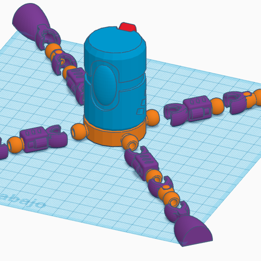 Download 3D printer model Spider Bot ・ Cults