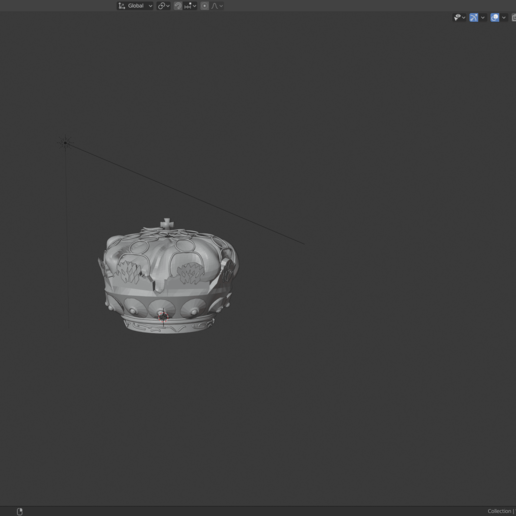 Download STL file stylized crown for games • Design to 3D print ・ Cults
