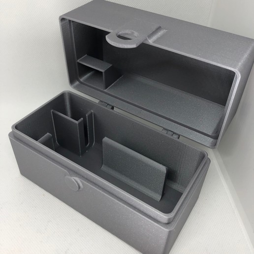 Download STL file Computer Mouse and cable storage case • 3D printing ...