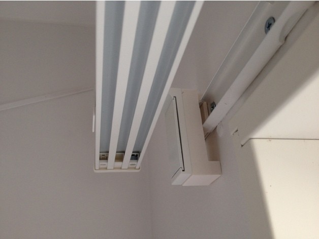 Free STL file Curtain rail adapter 🪟・3D printer model to download・Cults