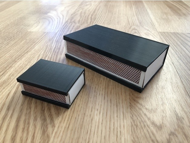 Free STL file Matchbox cover (small box)・3D printer design to download ...