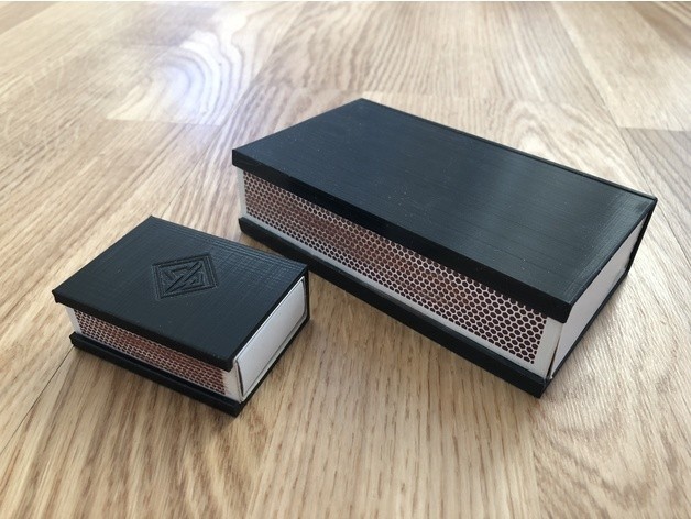 Free STL file Matchbox cover (small box)・3D printer design to download ...