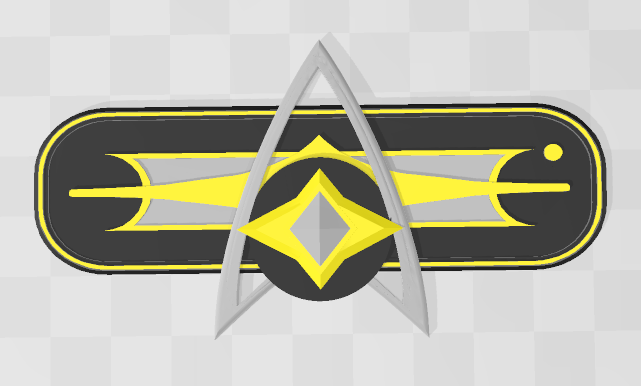 STL file Star Trek Picard Alternate Monster Maroon Bar・Model to ...