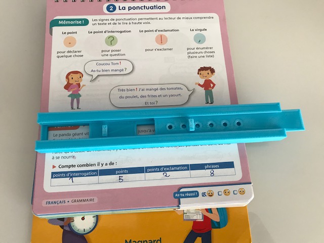 STL file dyslexia reading bar・3D printable model to download・Cults