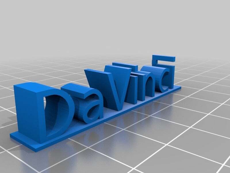 Free STL file DaVinci DeskTop・3D print model to download・Cults