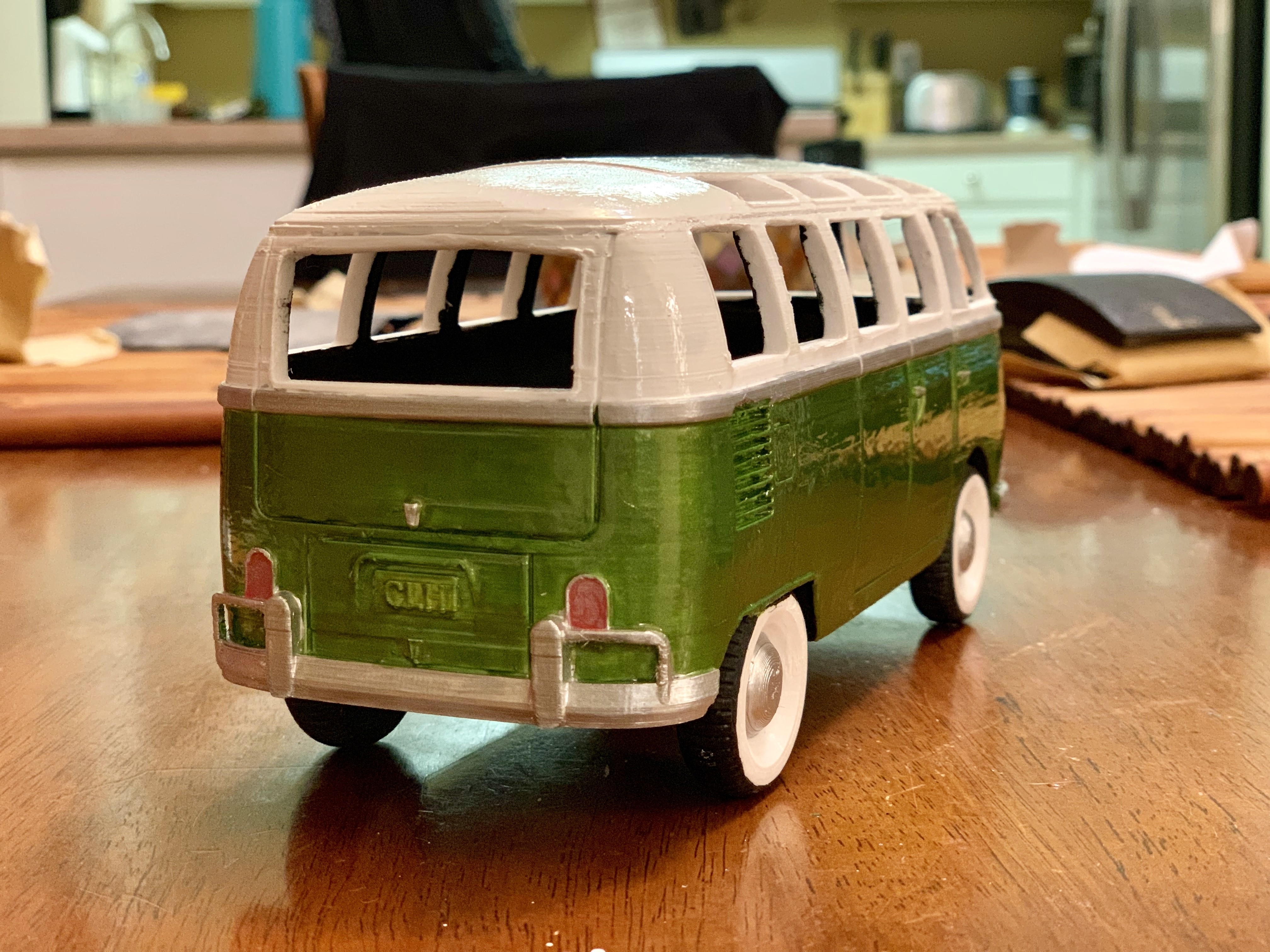Volkswagen Bus des années 1970 imprimé en 3D • Fabriqué avec une ...