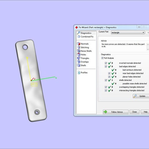 Download 3D printing models Textured rectangle pendant ・ Cults