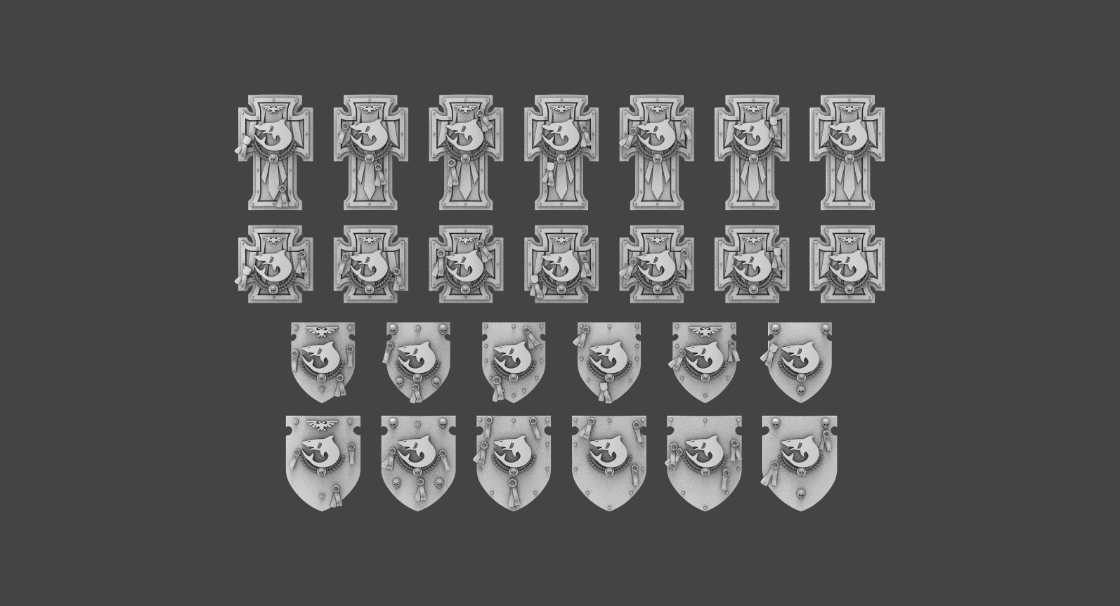 STL file Space Shark Customization Bundle 🛰・3D print design to download ...